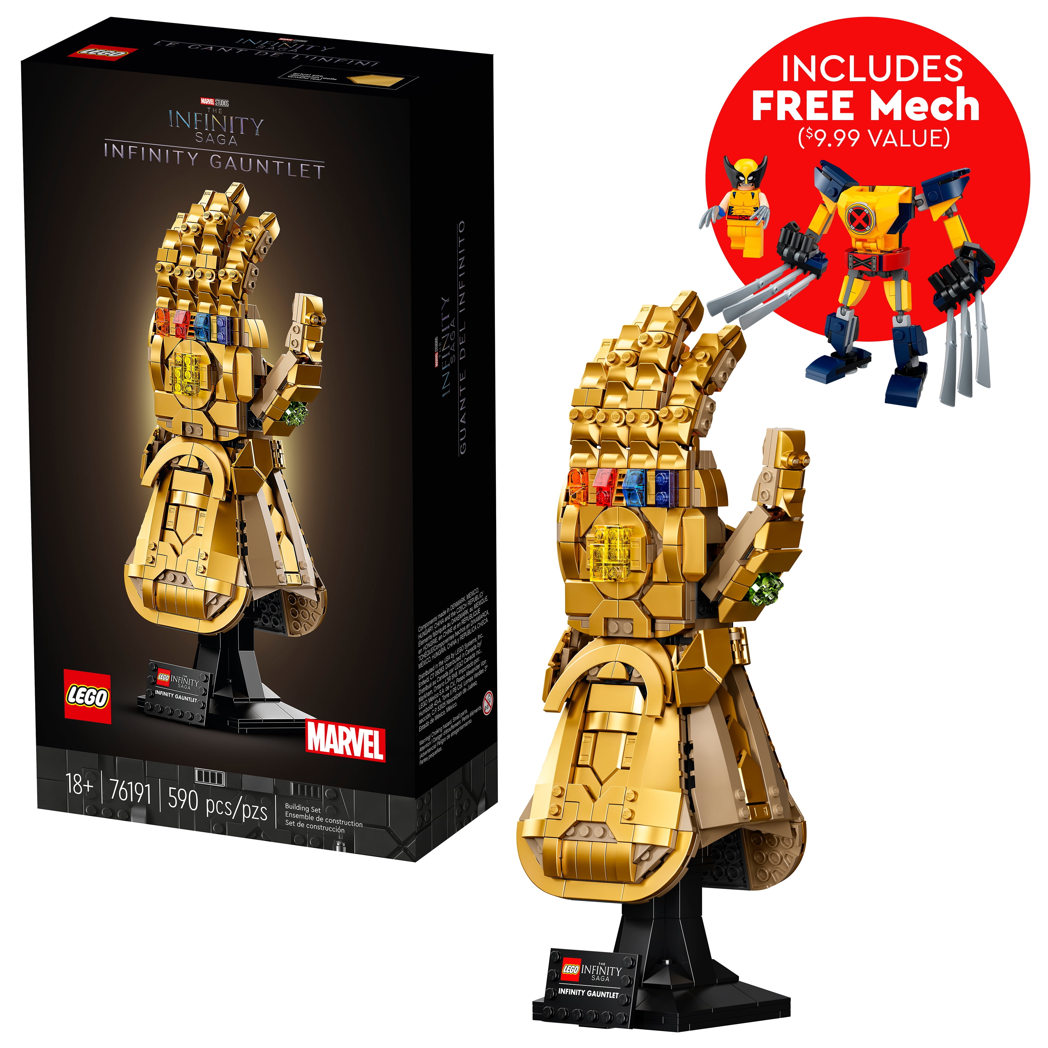 LEGO Marvel Infinity Gauntlet 76191 - Set - 731 Pieces - Walmart.com