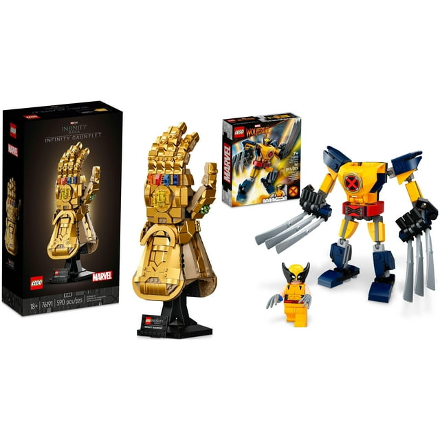 LEGO Marvel Infinity Gauntlet 76191 with Bonus LEGO Wolverine Mech ...