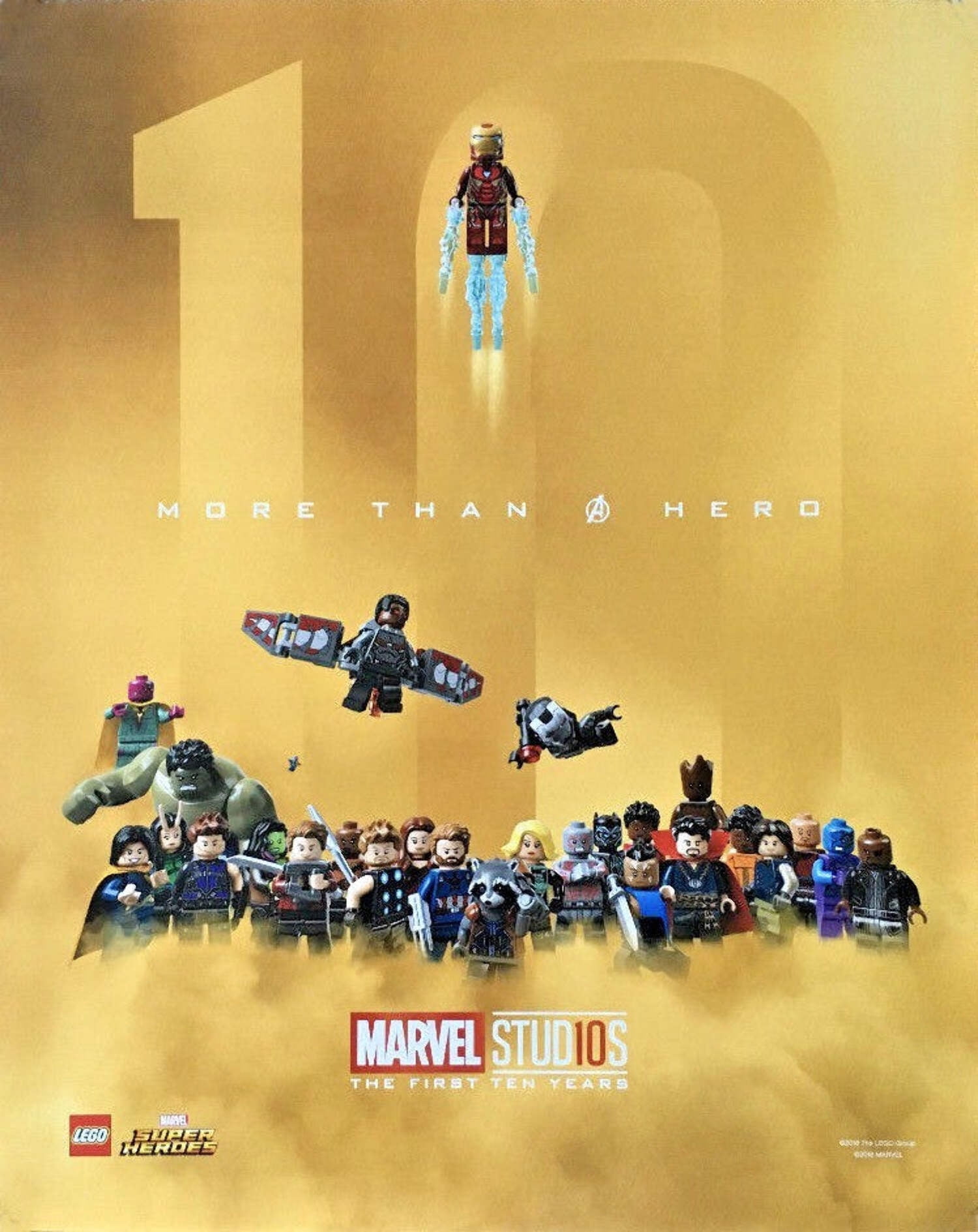 LEGO Marvel Super Heroes 2018 San Diego Comic-Con 16x20 poster ...