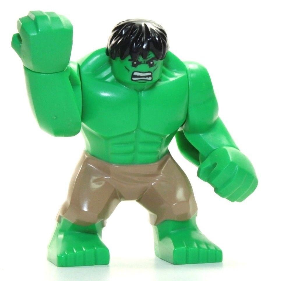 LEGO Marvel Super Heroes The Incredible Hulk Minifigure [Tan Pants] [No ...