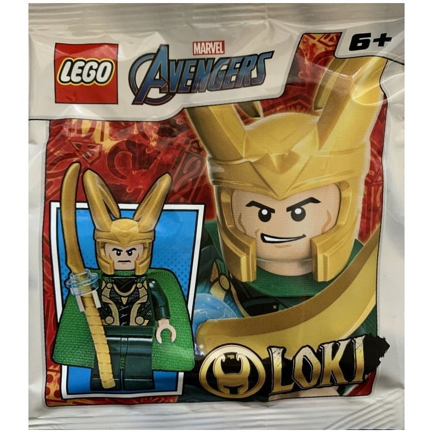 LEGO Marvel Superheroes Loki Minifigure 242211 - Walmart.com