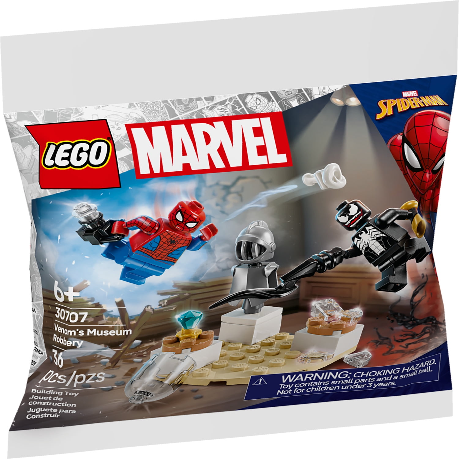 LEGO Marvel Venoms Robbery - Spider-Man & Venom Minifigures - Walmart.com