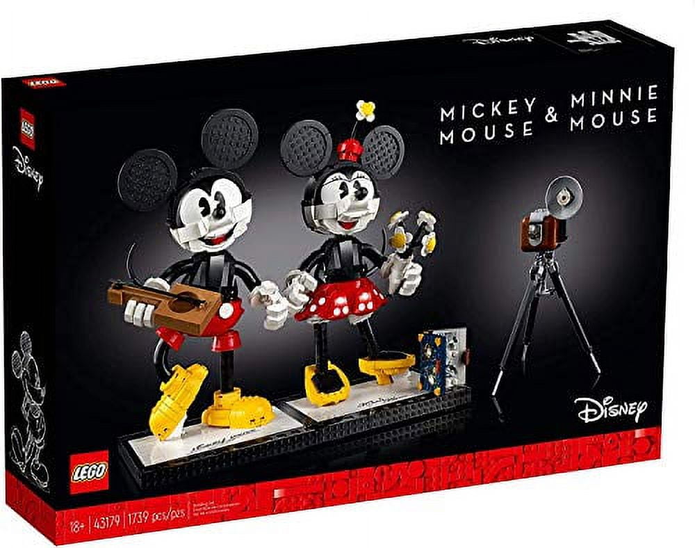 LEGO Mickey Mouse & Minnie Mouse Buildable Characters 43179 Building ...
