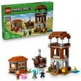 LEGO Minecraft The Pillager Outpost and Ravager Building Toy - Video ...