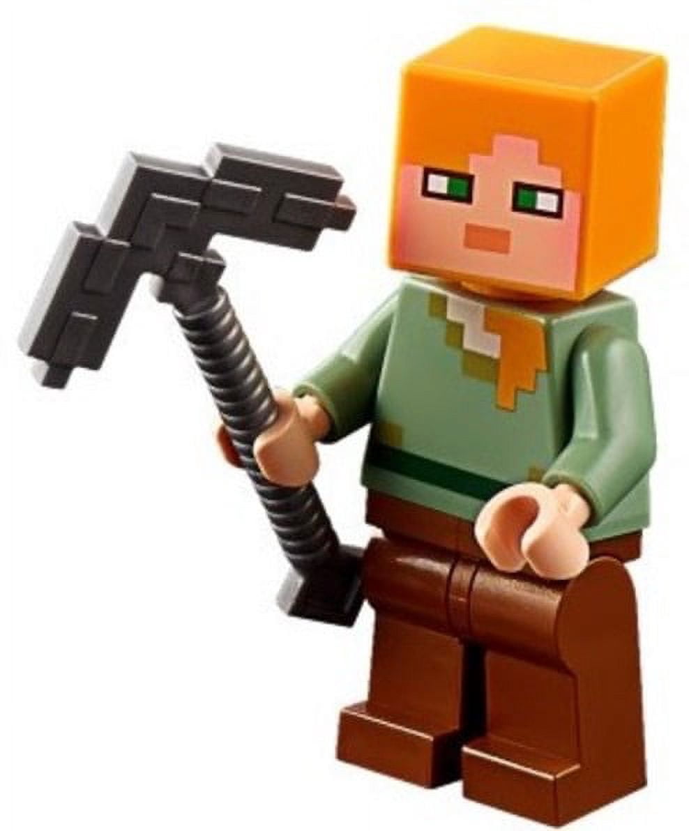 LEGO Minecraft Alex Minifigure with Pickaxe - Set 21144 - Walmart.com