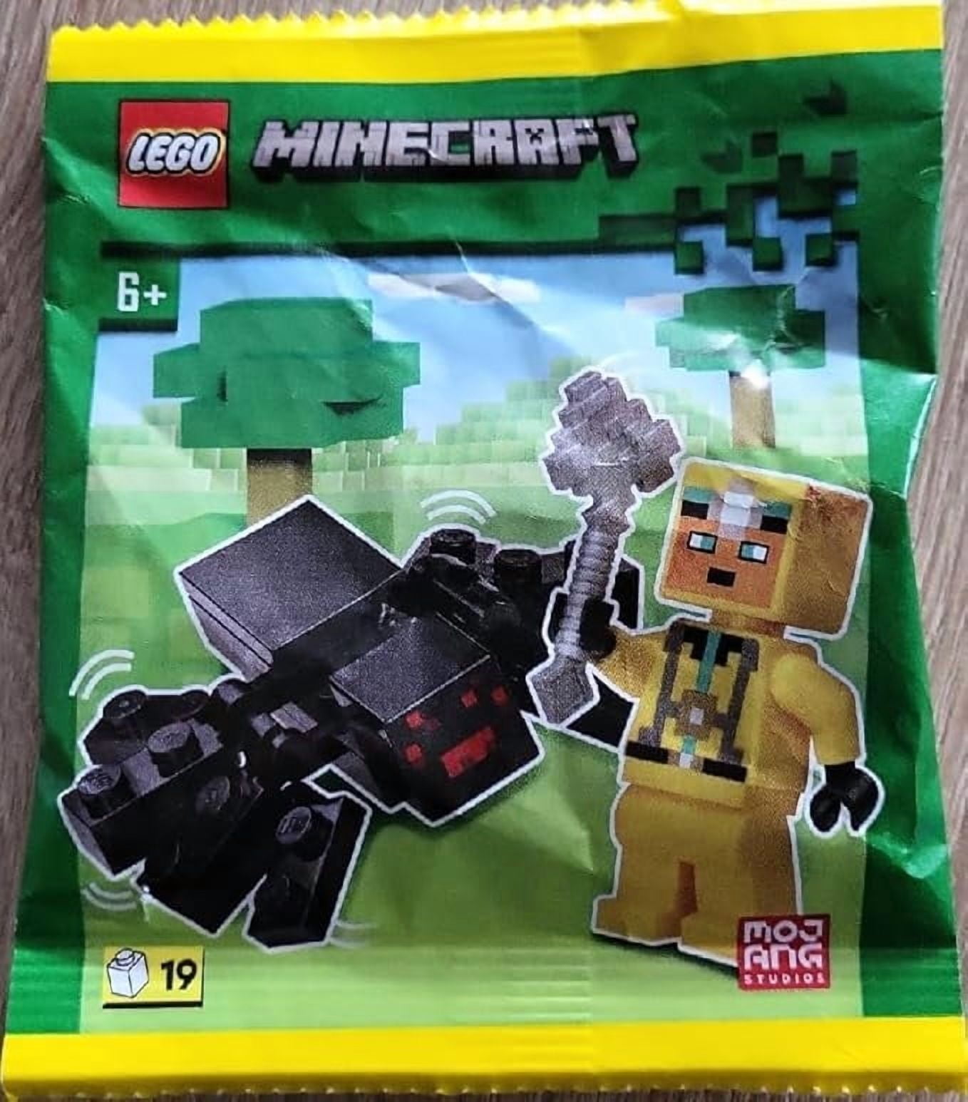 LEGO, Minecraft: Cave Explorer Minifigure with Spider, Includes Tile ...