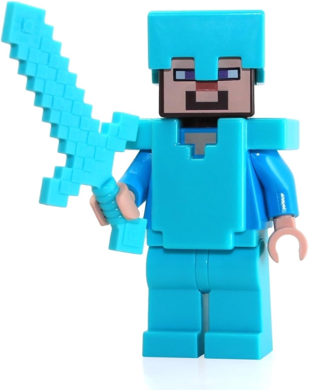 LEGO Minecraft Diamond Steve Minifigure with Sword - Walmart.com