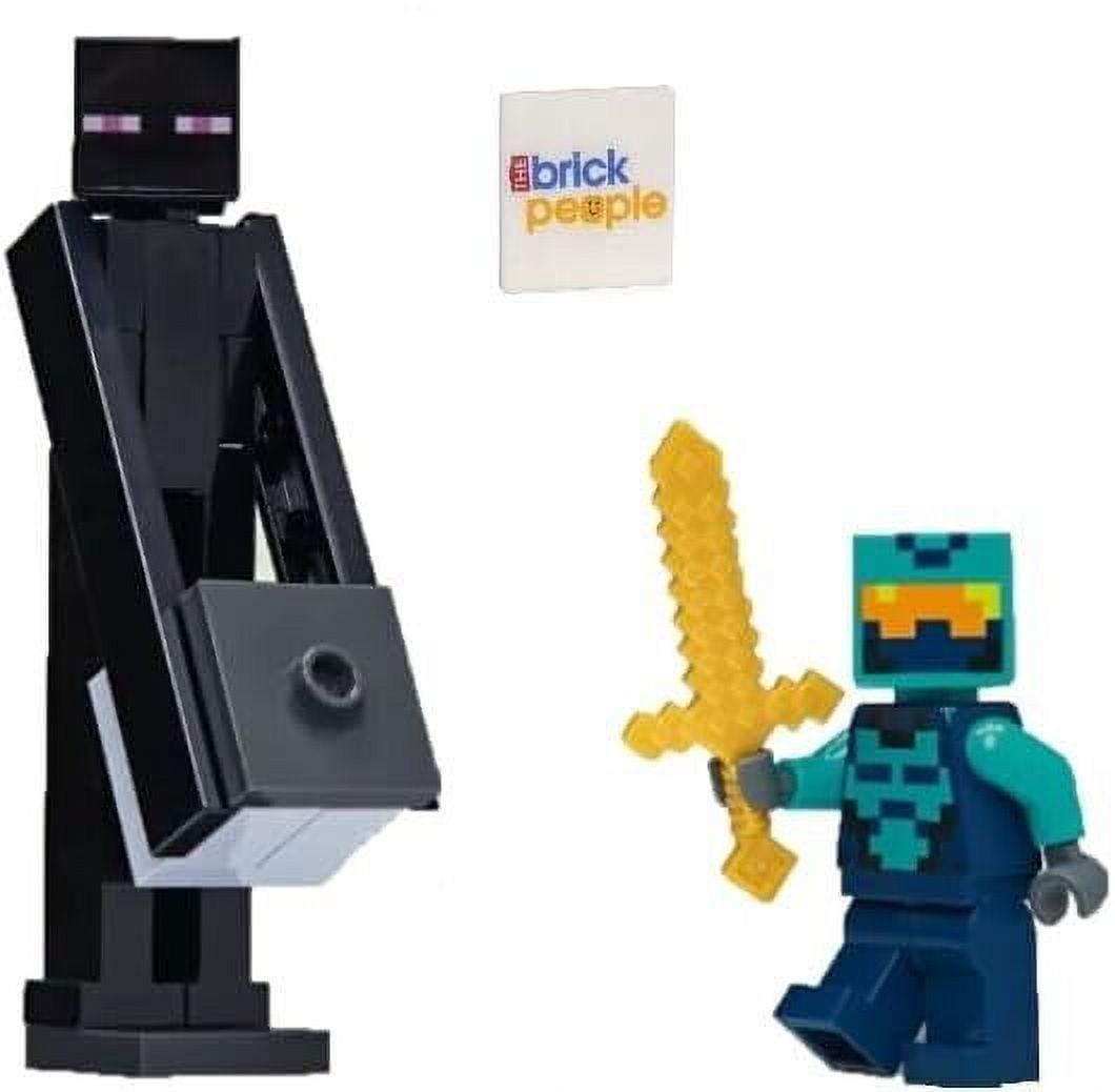 LEGO Minecraft Figures Set: Enderman & Nether Hero Minifigure with ...