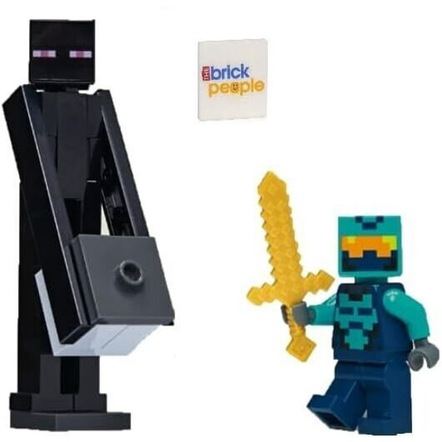 LEGO Minecraft: Enderman Minifigure with Nether Hero Combo Pack - Walmart.com