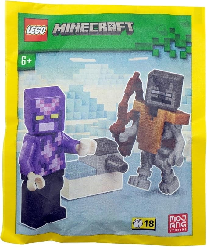 LEGO Minecraft Mini Set: Crystal Knight Minifigure with Stray and ...
