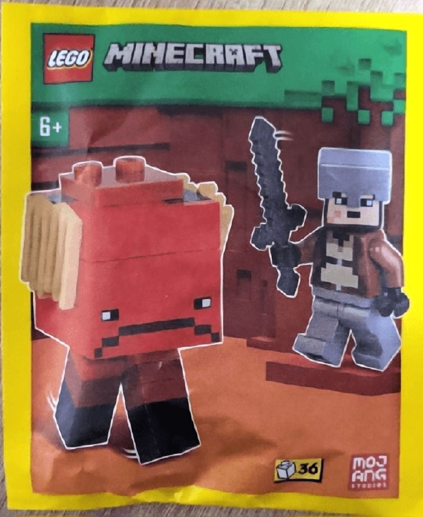 LEGO Minecraft Mini Set: Nether Hero Minifigure with Strider - Walmart.com