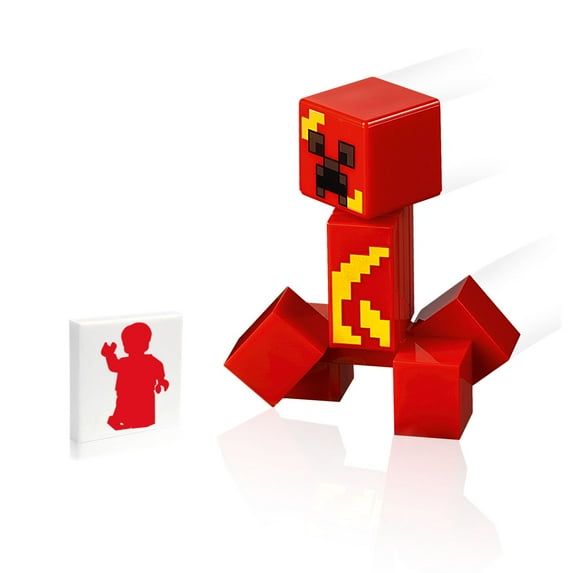 LEGO Minecraft Minifigure - Exploding Creeper with Minifigureland tile ...