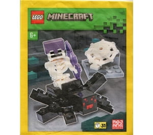 LEGO Minecraft Spider Jockey Skeleton and Spider Minifigures - Walmart.com