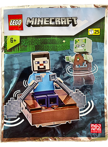 LEGO Minecraft Steve with Drowned Minifigures - Walmart.com