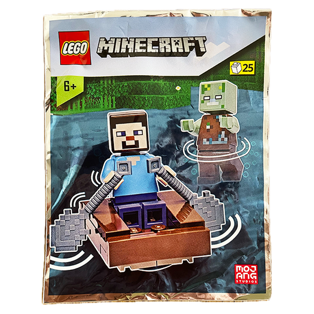 LEGO Minecraft Steve with Drowned Minifigures - Walmart.com