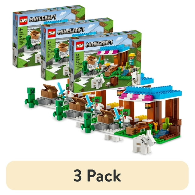 (3 pack) LEGO Minecraft The Bakery 21184 - Building Toy Set for Kids ...