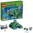 LEGO Minecraft Underwater Adventure: The Ocean Monument 21136 with Mine ...
