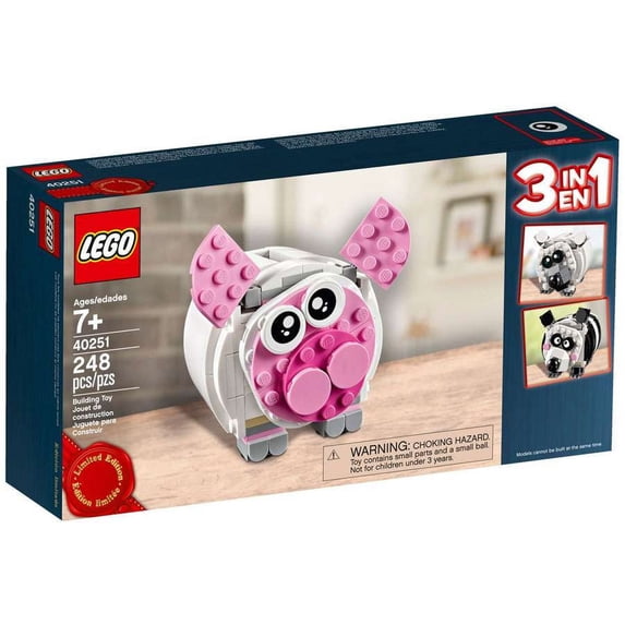 LEGO, Mini Piggy Bank Set, 40251, 3 in 1 with 248 Pieces - Walmart.com