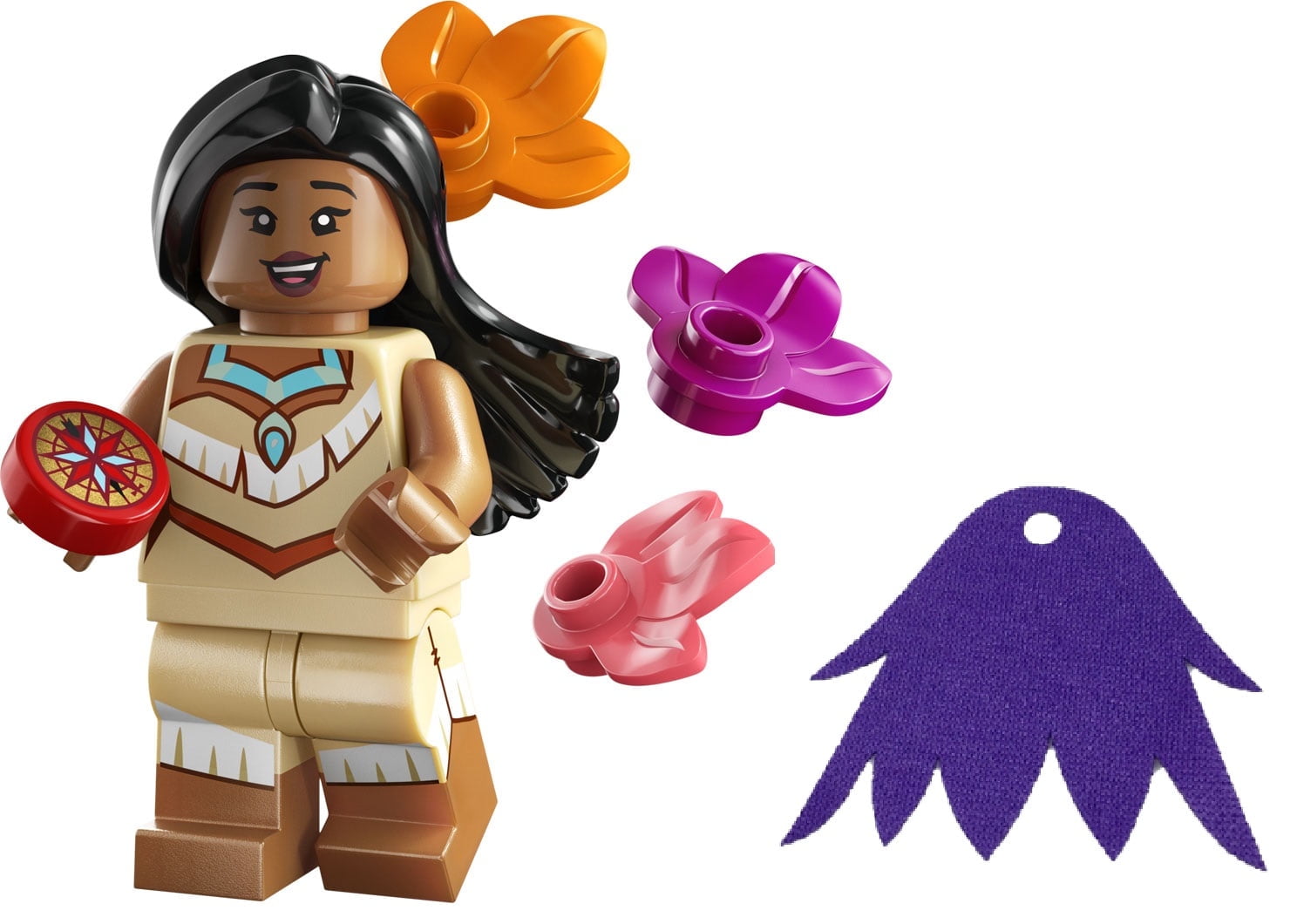 LEGO MiniFigures Disney 100 Series 3: Pochahontis Minifigure - 71038 ...