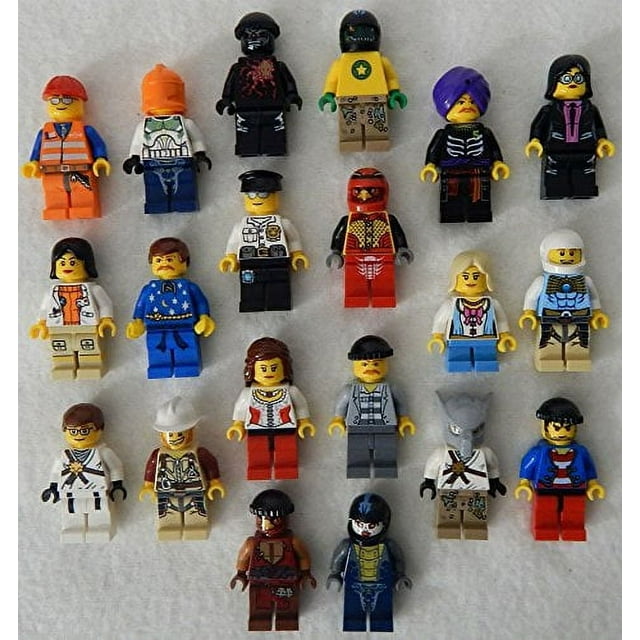 LEGO 10 New Minifigures - Random Grab Bag of City Town Set, Mini ...