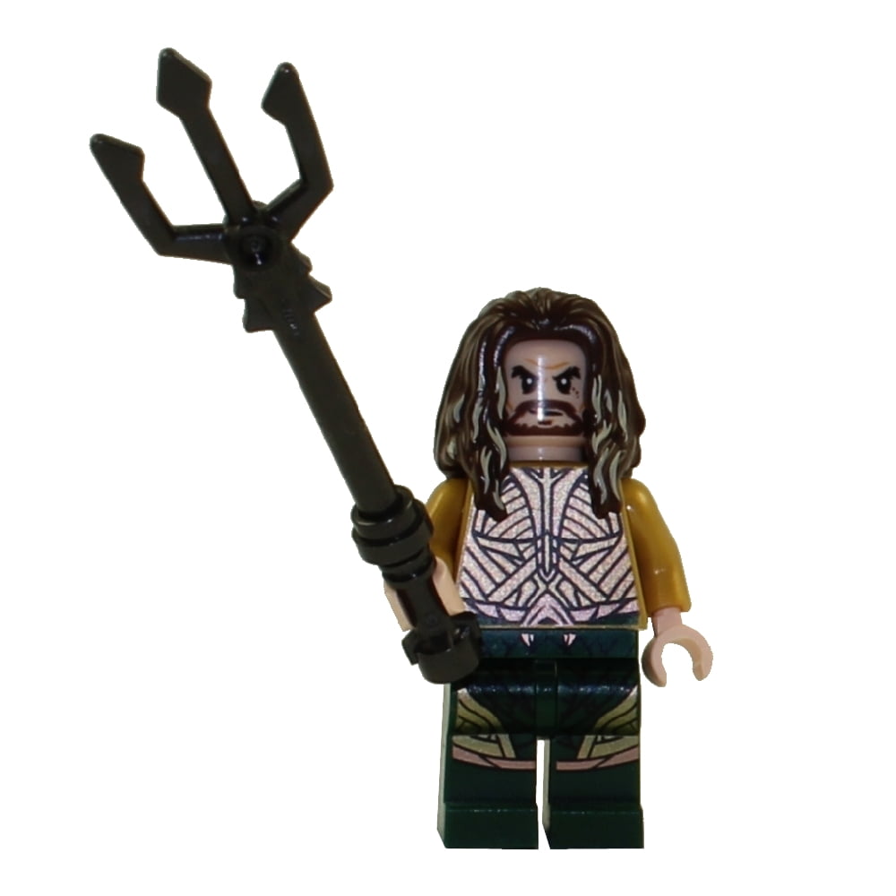 LEGO Minifigure - DC Comics Super Heroes - AQUAMAN with Trident ...