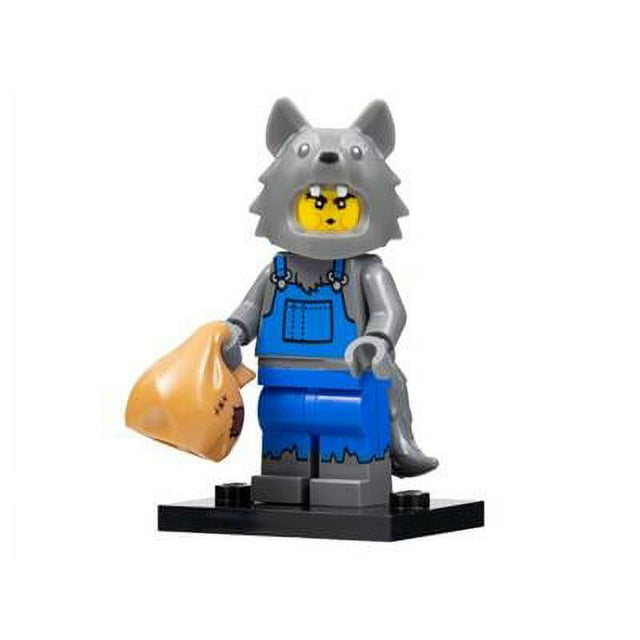 LEGO Series 23 Werewolf Costume Minifigure (71034) - 7 Pieces, Black Tile/Stand, Sealed Original ...
