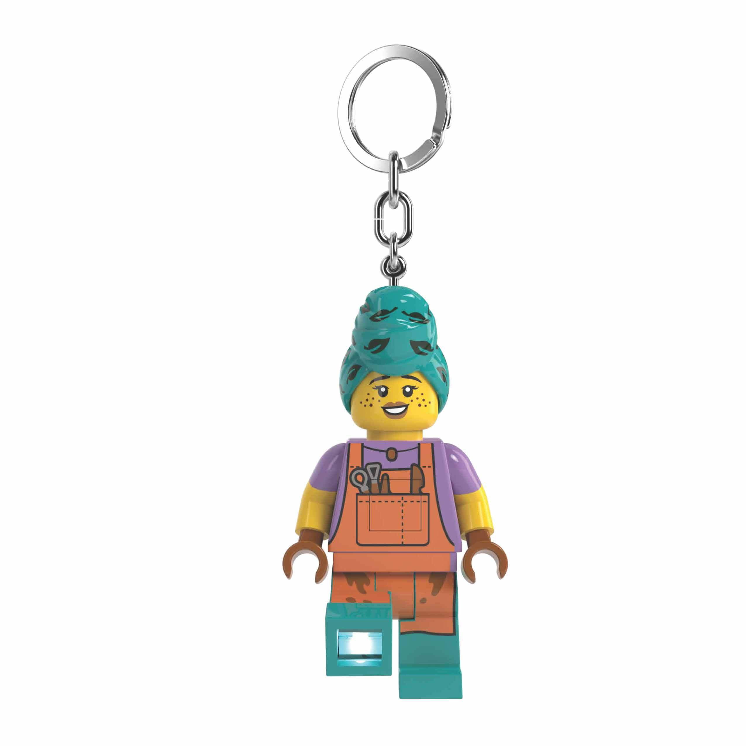LEGO Minifigures Keychain Light - Ceramic Girl - 3 Inch Tall Figure ...