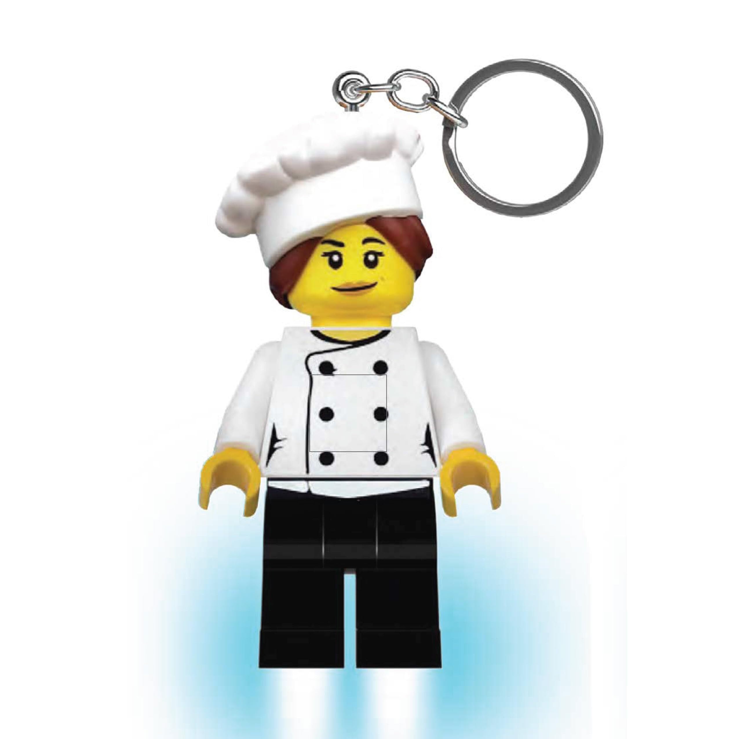 LEGO Minifigures Keychain Light - Female Chef - 3 Inch Tall Figure ...