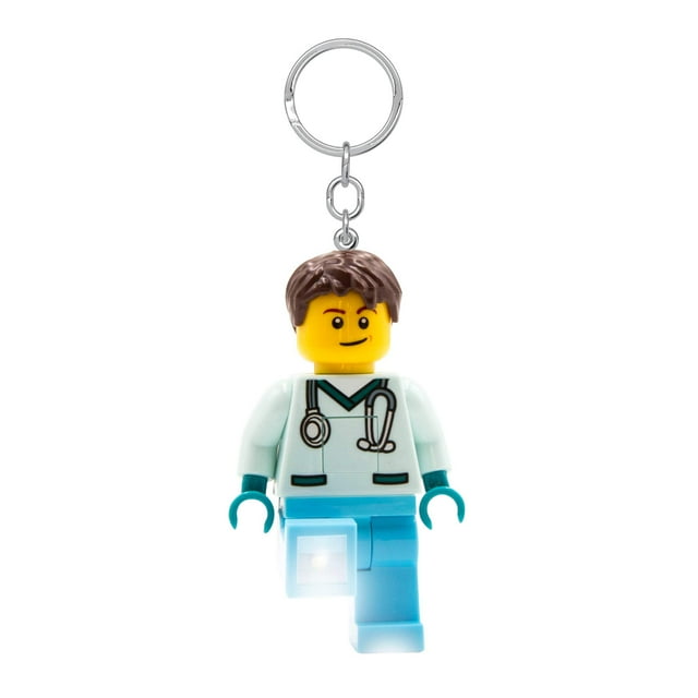 LEGO Minifigures Keychain Light - Male Nurse - 3 Inch Tall Figure ...