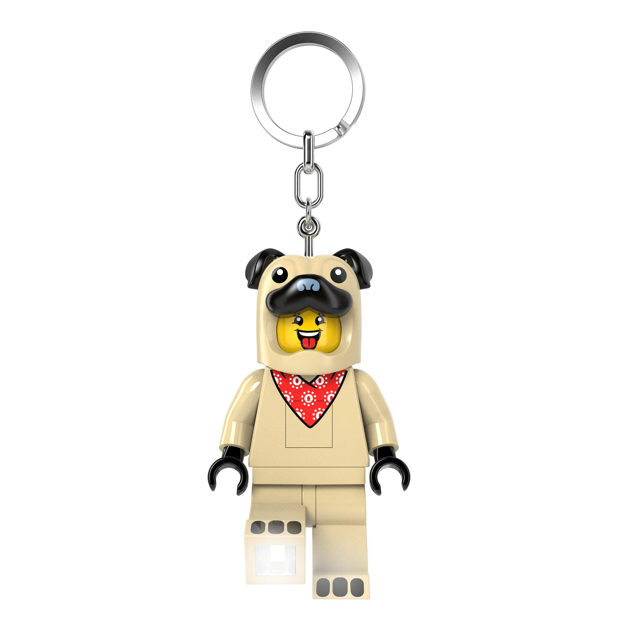 LEGO Minifigures Keychain Light - Pug - 3 Inch Tall Figure (KE213H ...