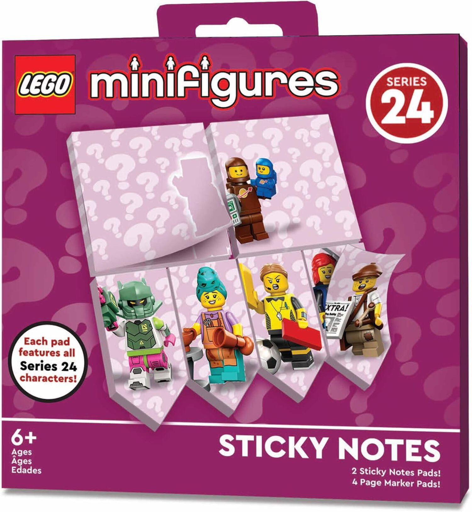 LEGO Minifigures Sticky Notes (53477) - Walmart.com