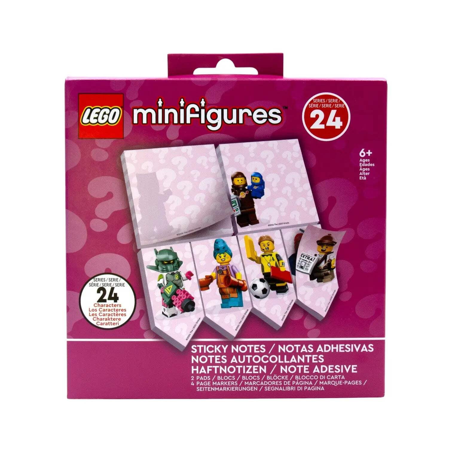LEGO Minifigures Sticky Notes (53477) - Walmart.com