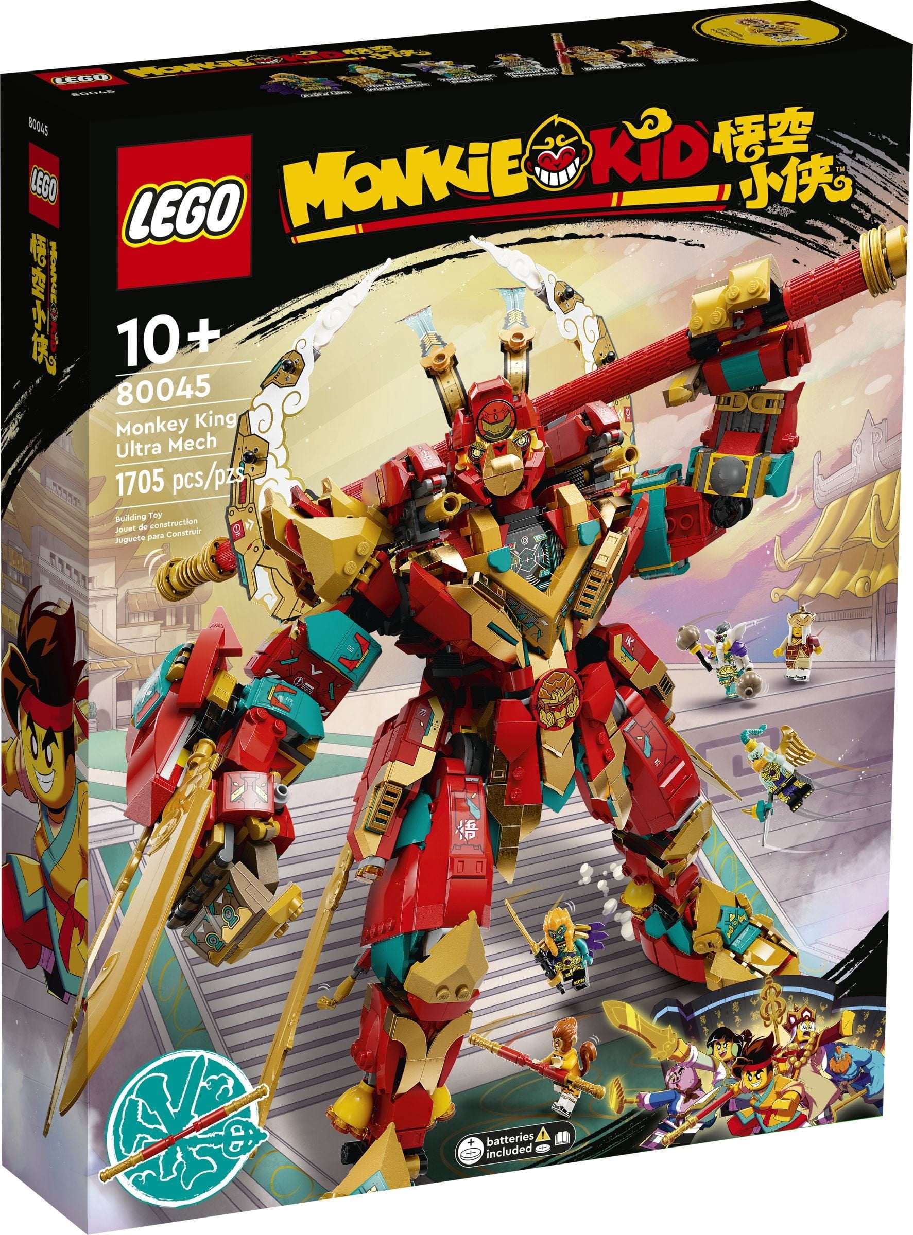 LEGO Monkie Kid Monkey King Ultra Mech 80045 Building Set – Giant ...