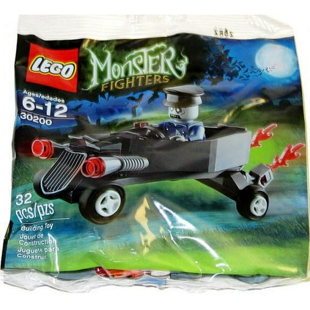 LEGO Monster Fighters Coffin Car with Zombie Chauffeur Mini Set #30200 ...