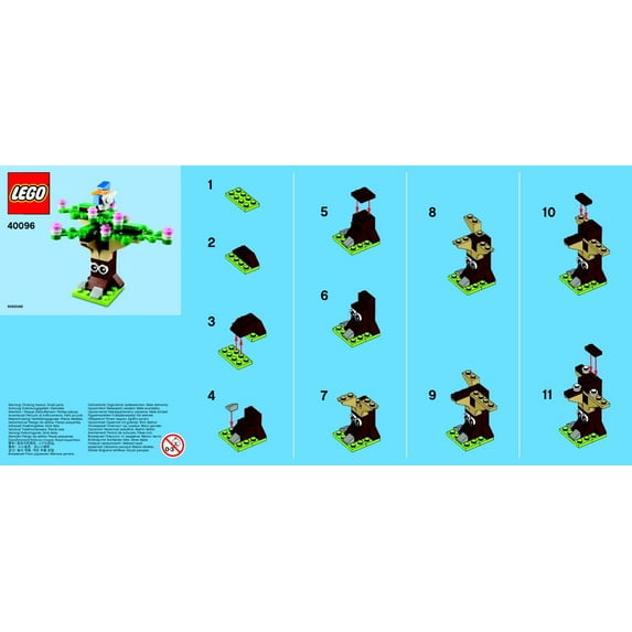 LEGO Monthly Mini Model Build Spring Tree 62 Pcs Set 2014 #40096 NEW ...