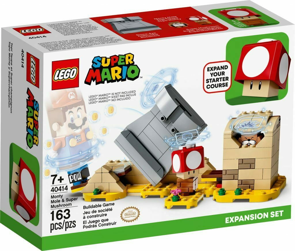 LEGO Monty Mole & Super Mushroom Set 40414 - Walmart.com