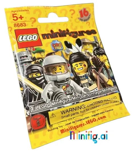 LEGO Mystery Pack Collectible Minifigure Series 1 From Set 8683 ...