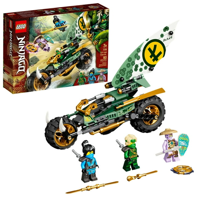 LEGO NINJAGO Island Lloyd’s Jungle Chopper Bike 71745 Building Toy (183 ...