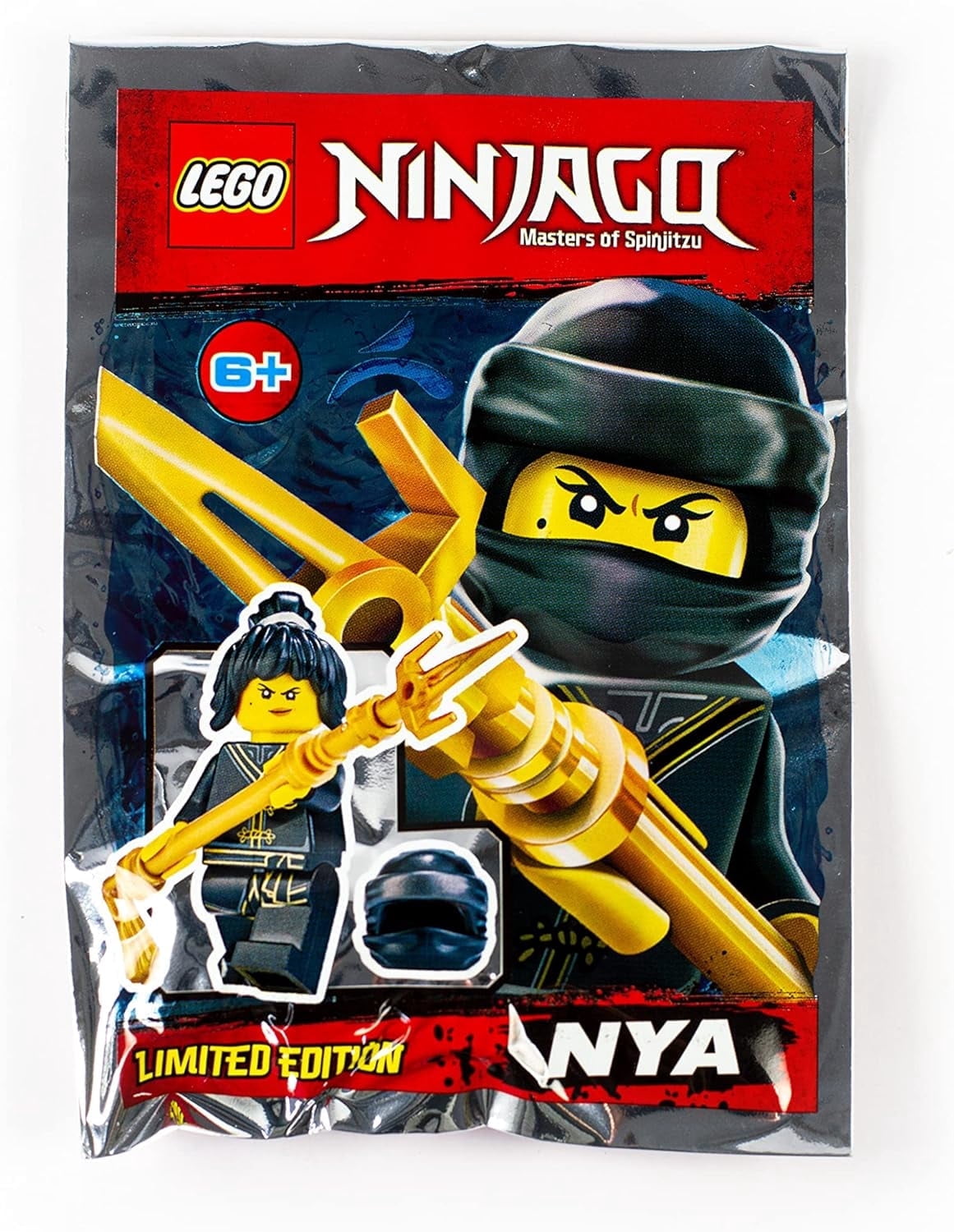 LEGO NINJAGO Minifigure - NYA (with Gold Kai Staff) Limited Edition ...