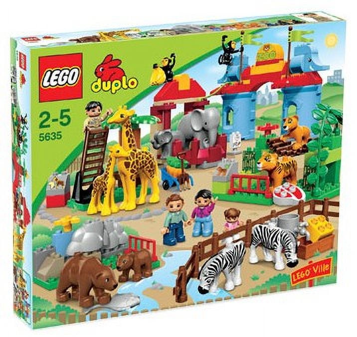 LEGO Duplo Big City Zoo Interlocking Block Building Sets - Walmart.com