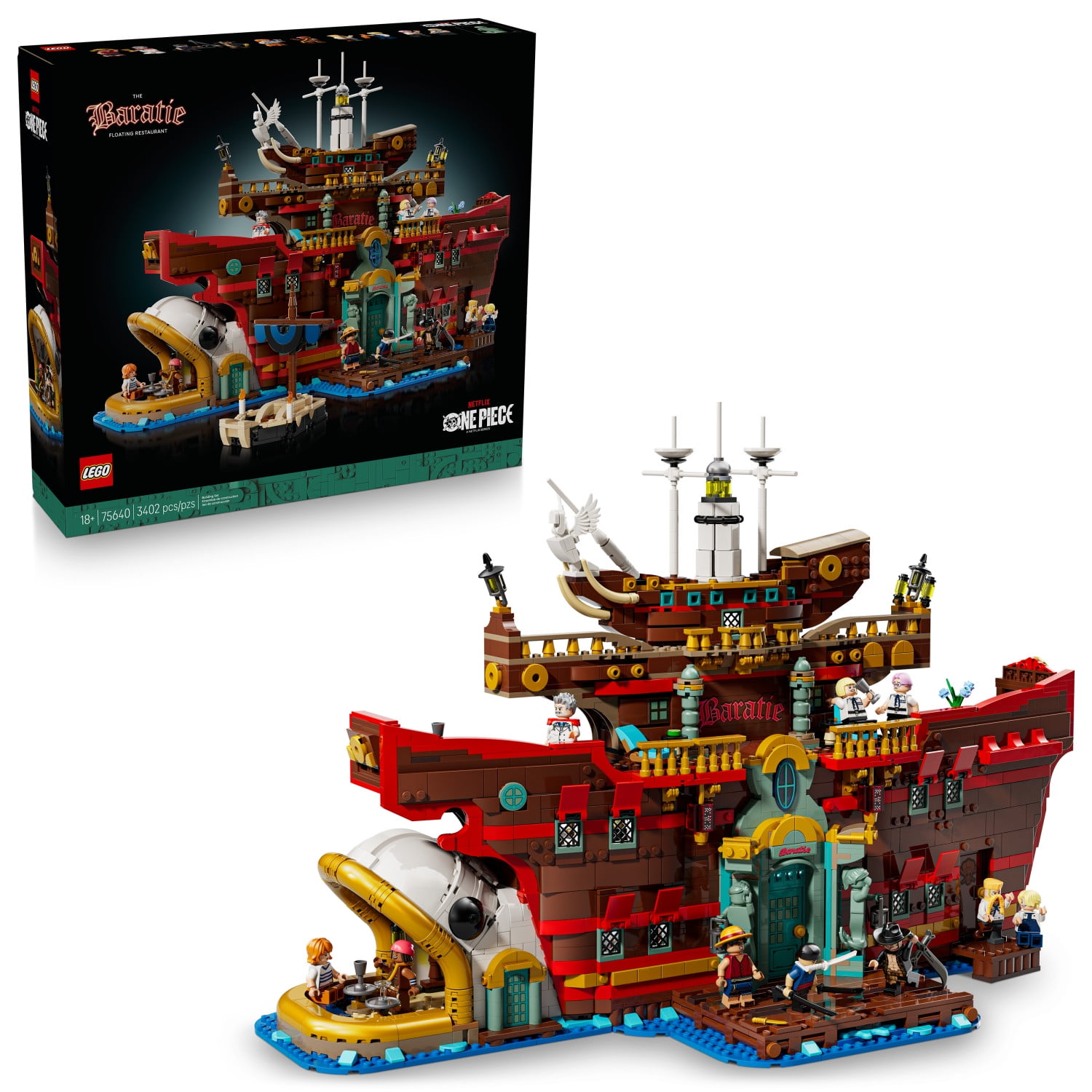 Customer reviews for LEGO ONE PIECE The Baratie Floating Restaurant 3D ...