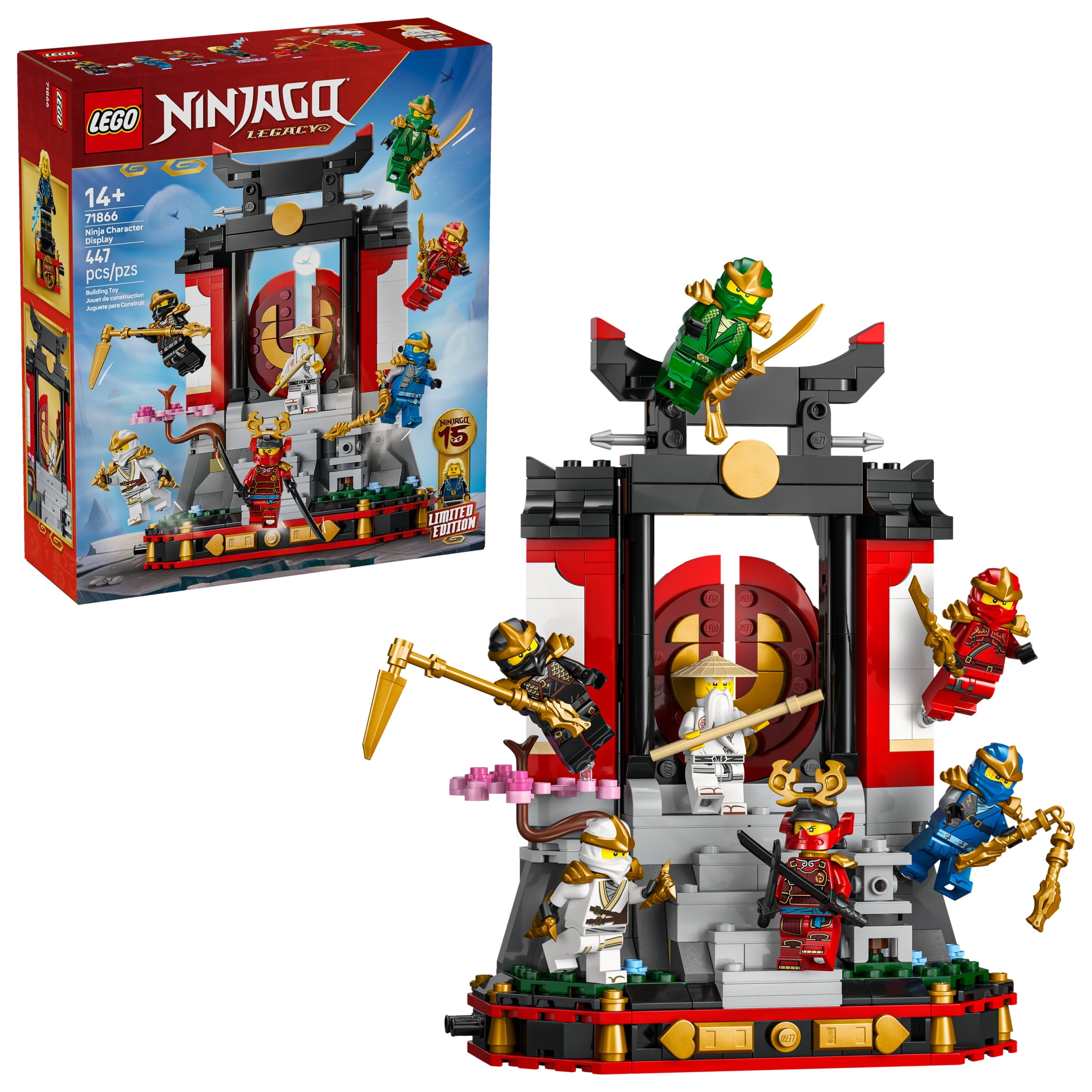 LEGO NINJAGO Ninja Character Display 15th Anniversary Building Toy for ...
