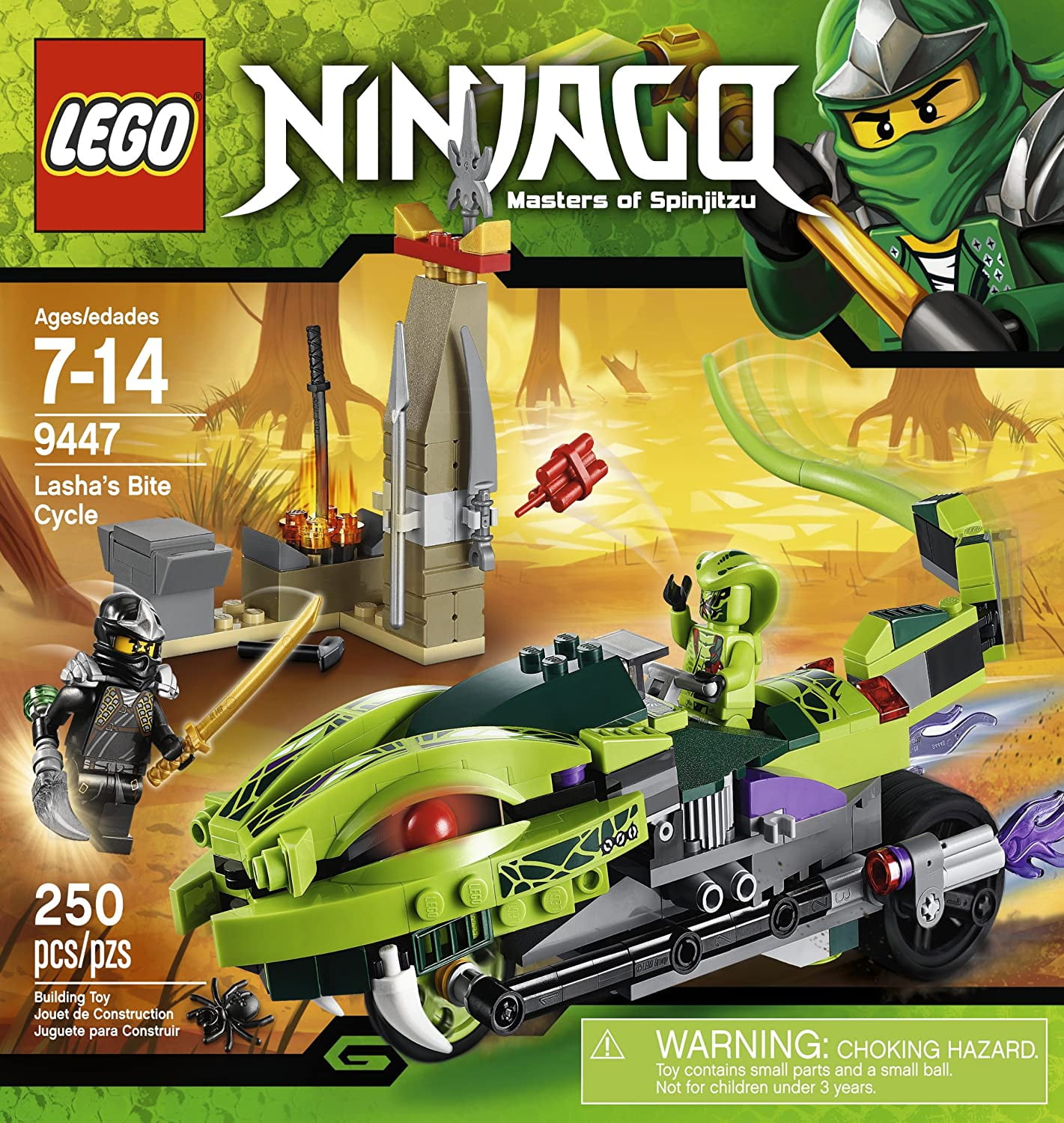 LEGO Ninjago Lasha's Bite Cycle Play Set - Walmart.com