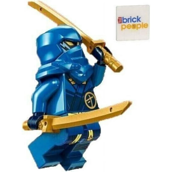 LEGO Ninjago Dragons Rising: Jay Minifigure with Dual Swords Blue Ninja ...