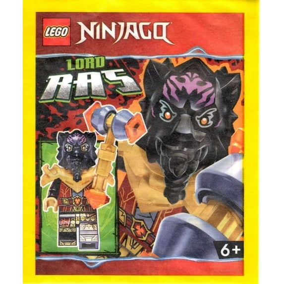 LEGO Ninjago Dragons Rising: Lord Ras Minifigure with Golden Hammer ...