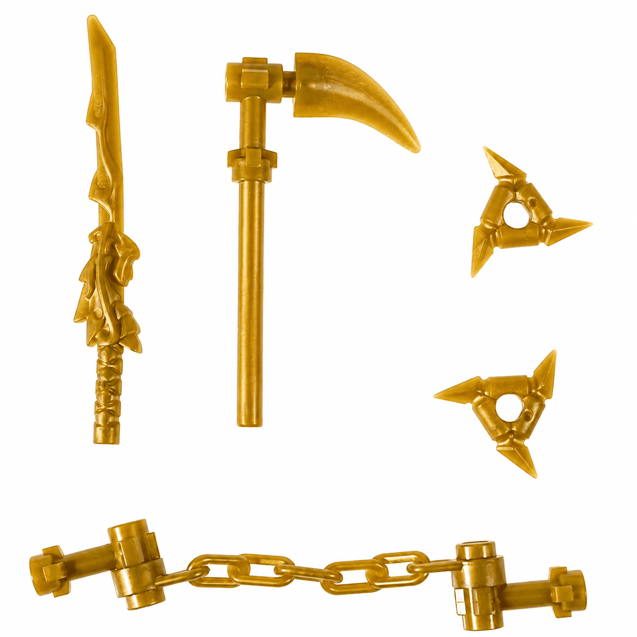 LEGO Ninjago Gold Weapons Set (for Minifigures) - Walmart.com