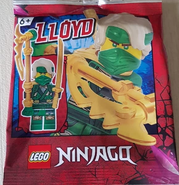 LEGO Ninjago: Lloyd Crystalized Minifigure with Jagged Blade - Walmart.com