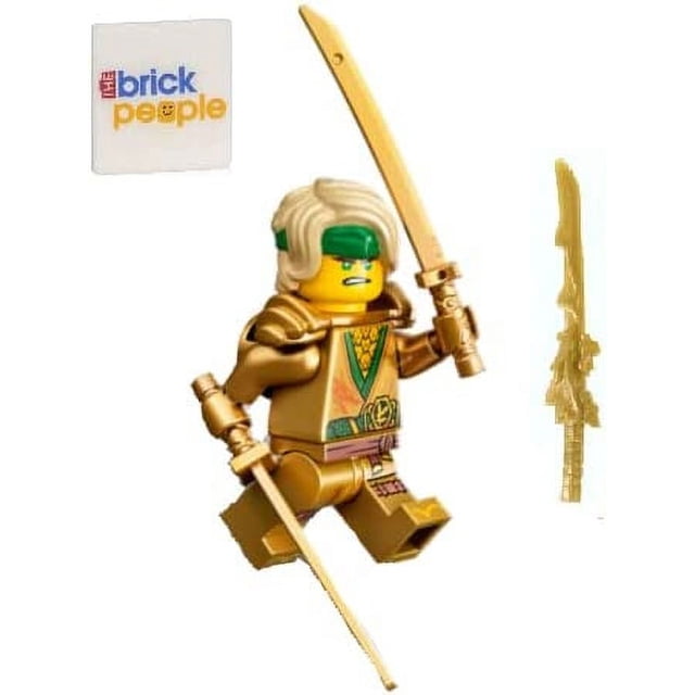 LEGO Ninjago: Lloyd Garmadon Legacy Gold Ninja with 2 Shamshir & Dragon ...