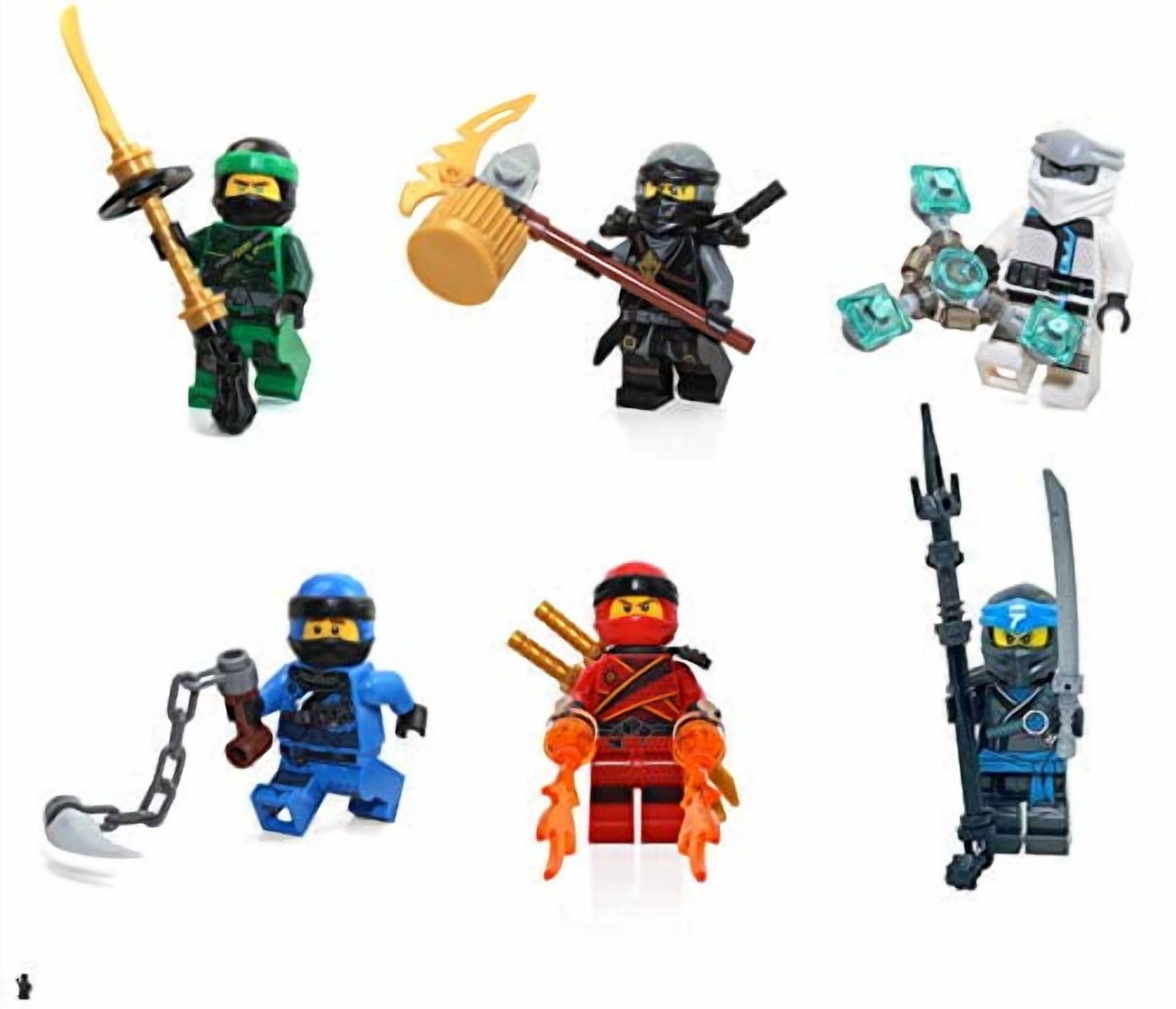 LEGO Ninjago Masters of Spinjitzu Combo Foil Pack - Set of 6 ...