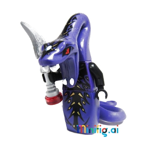 LEGO Ninjago Minifigure - Pythor P. Chumsworth Purple Snake (9449 ...